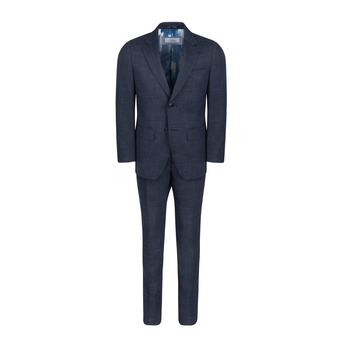 Boys Zilli Suit Navy Weave – A . I . S T O N E