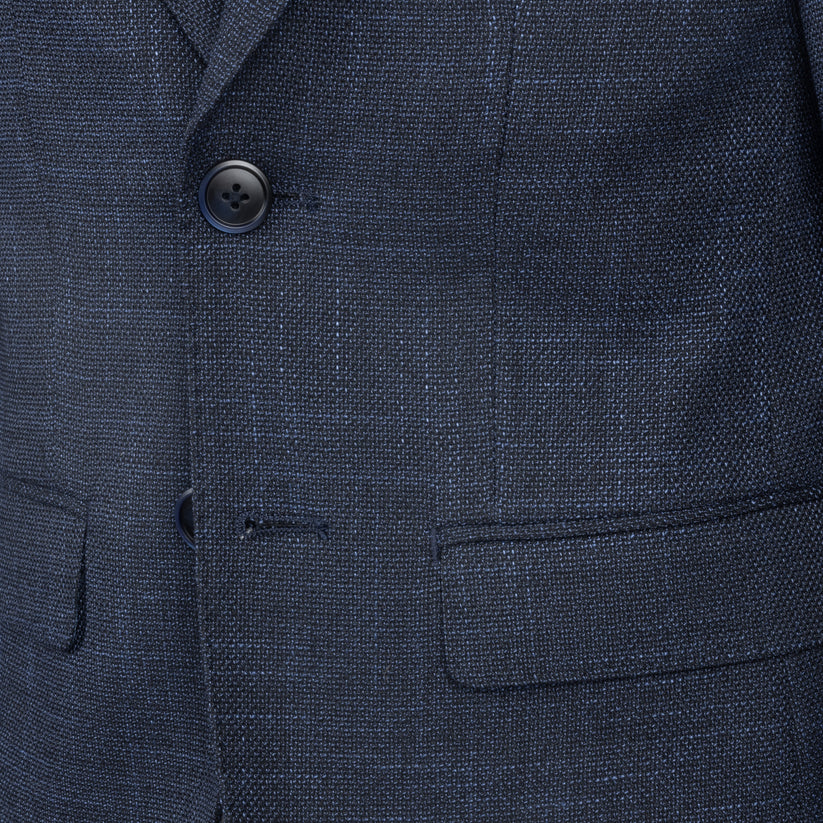 Boys Zilli Suit Navy Weave – A . I . S T O N E