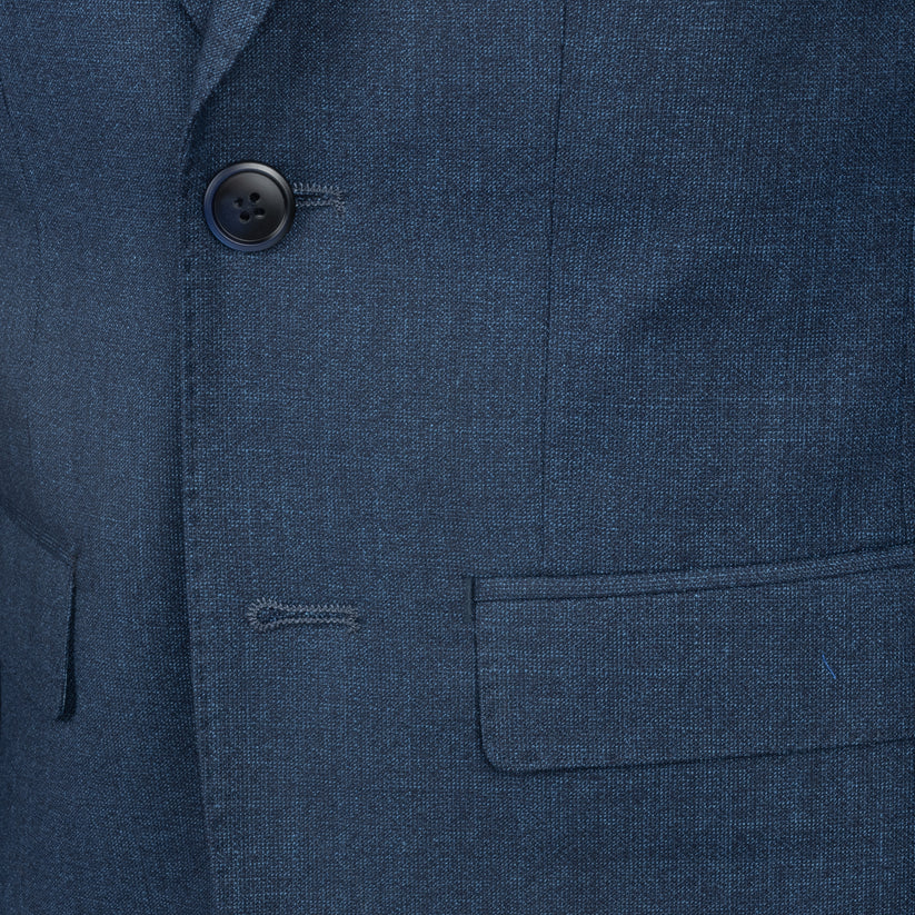 Boys Zilli Suit Medium Blue Textured – A . I . S T O N E