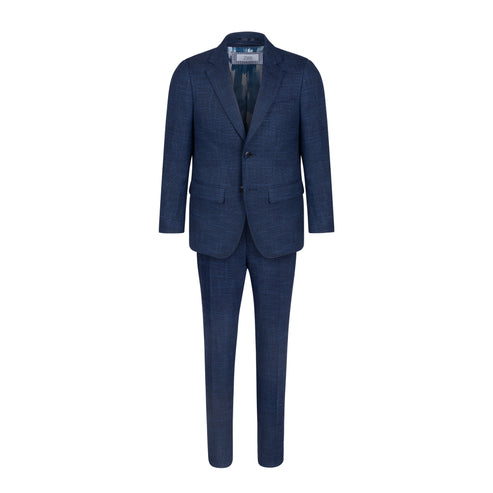 Boys Zilli Suit Indigo Basket Weave – A . I . S T O N E
